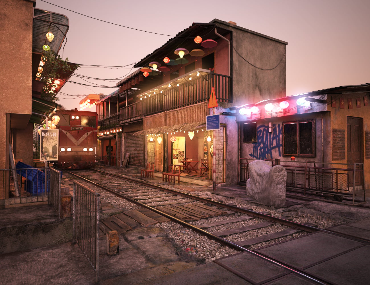 XI Train Street | Daz 3D
