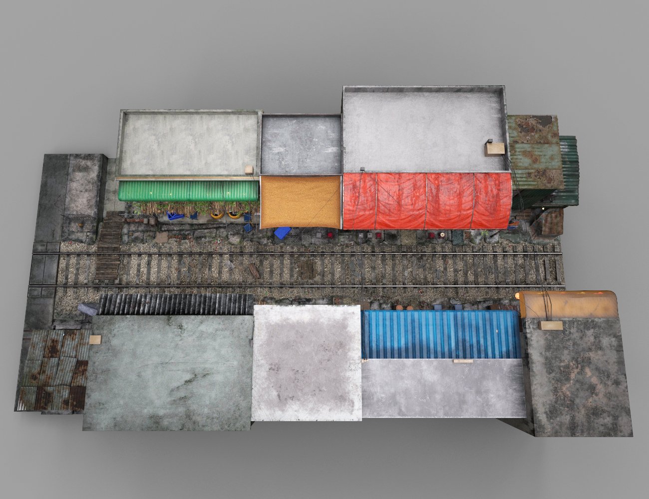 XI Train Street | Daz 3D