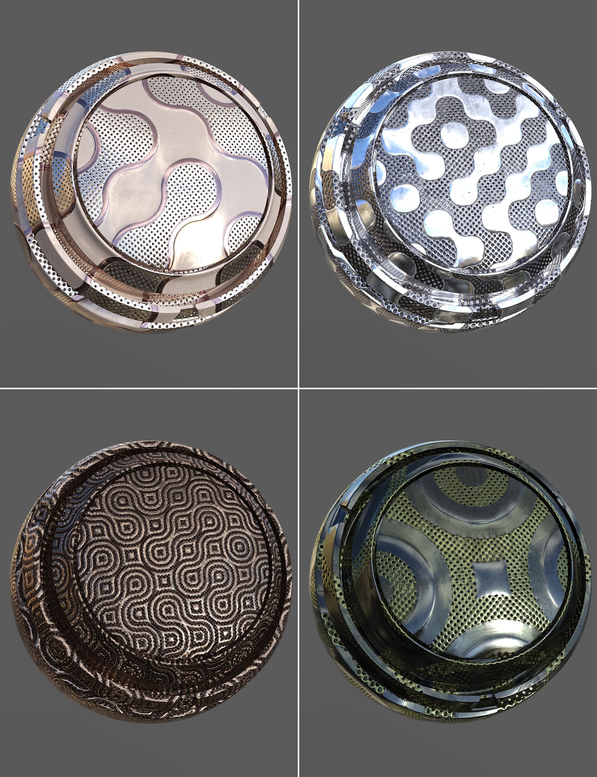 Modular Metal Iray Shaders - MR | Daz 3D