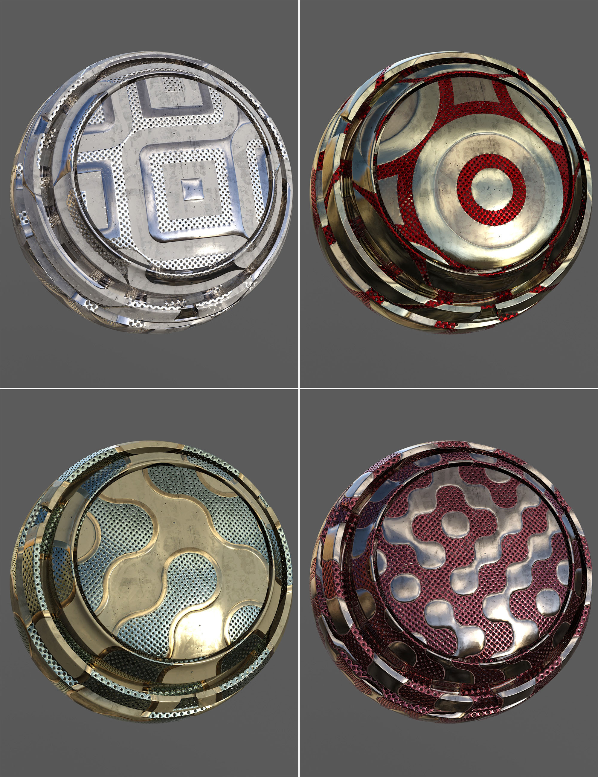 Modular Metal Iray Shaders - MR | Daz 3D