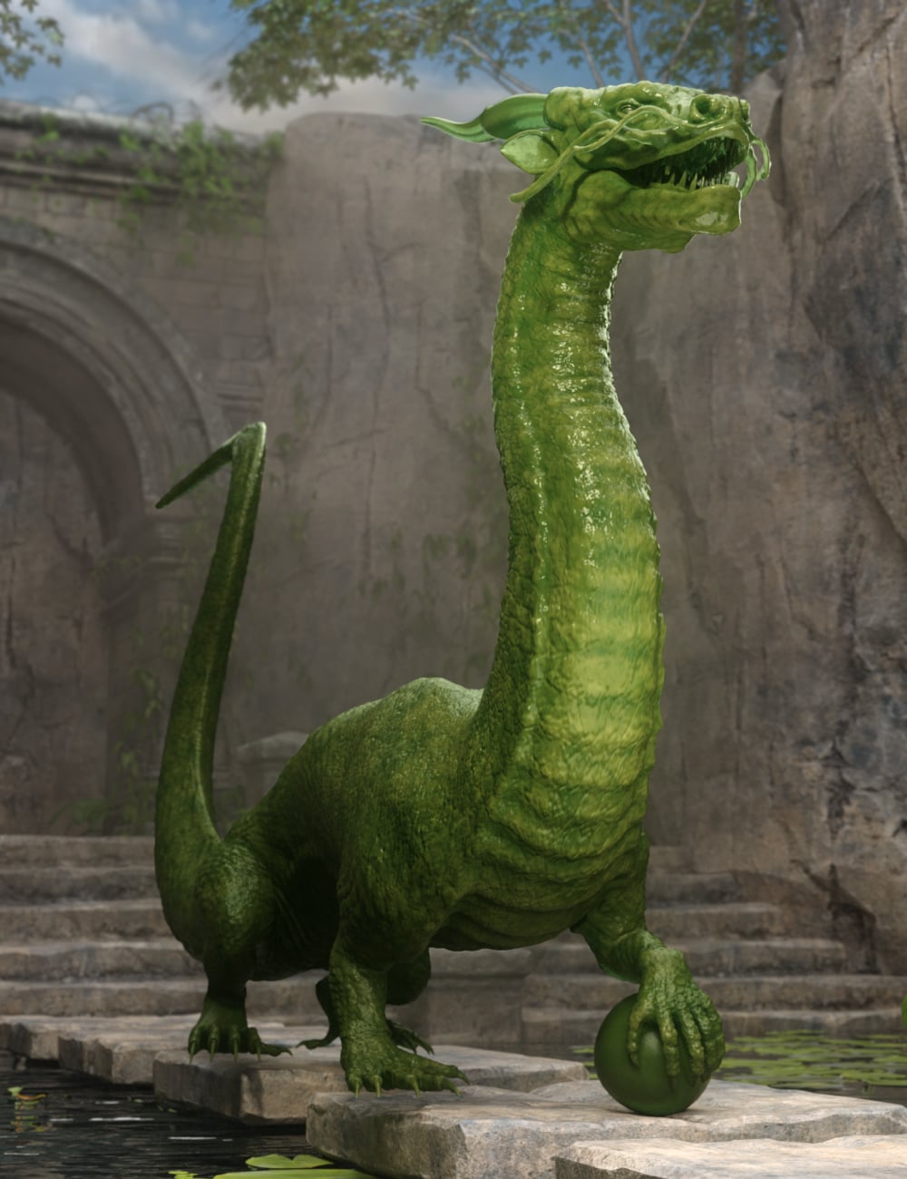 Royal Eastern 2 for Dragon 3 | Daz 3D