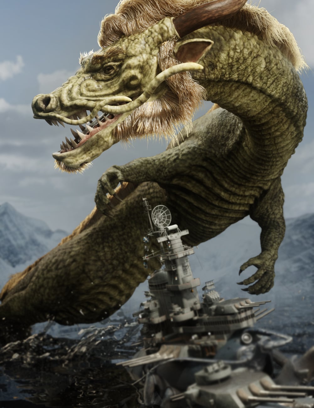 Royal Eastern 2 for Dragon 3 | Daz 3D