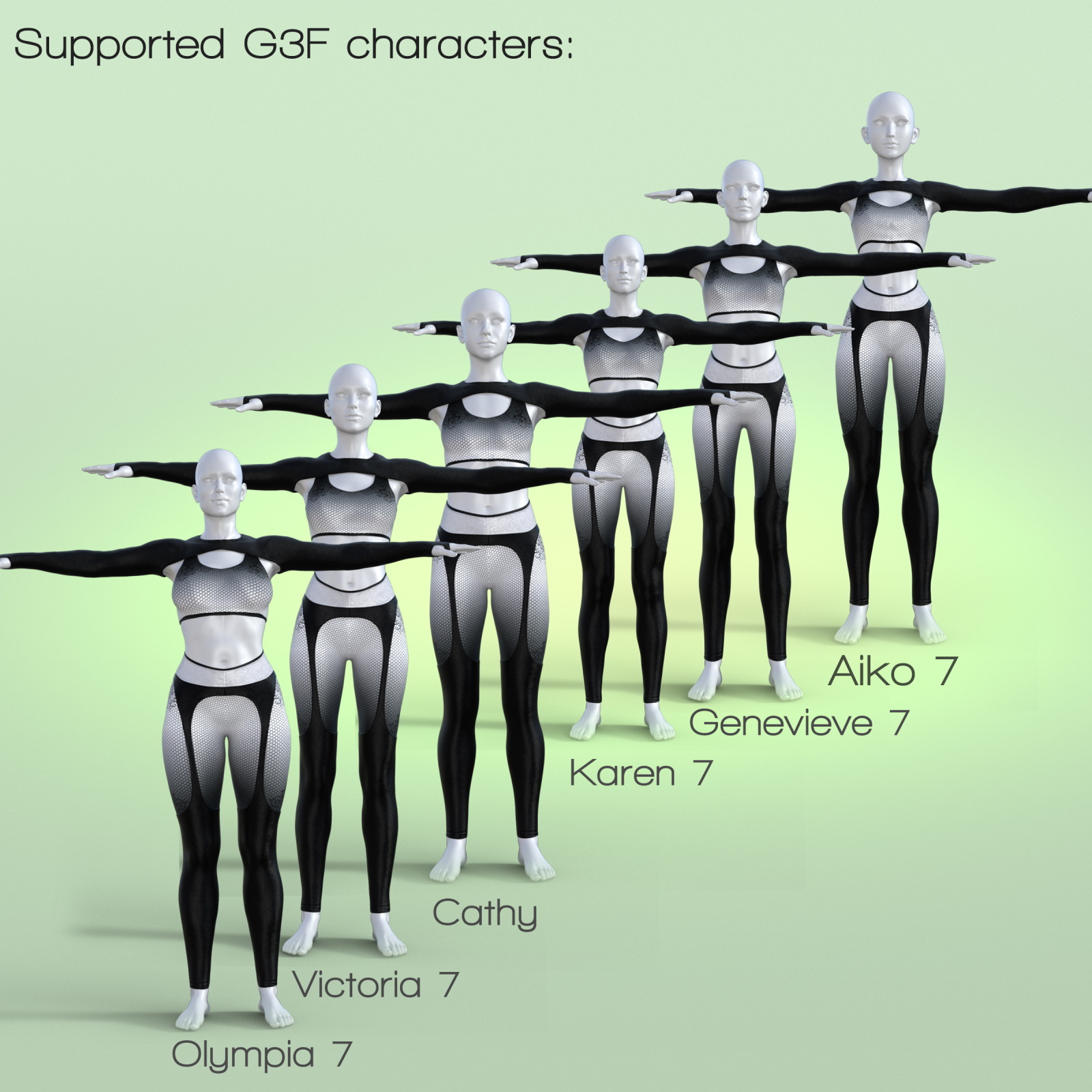 Fitness Idol Set | Daz 3D