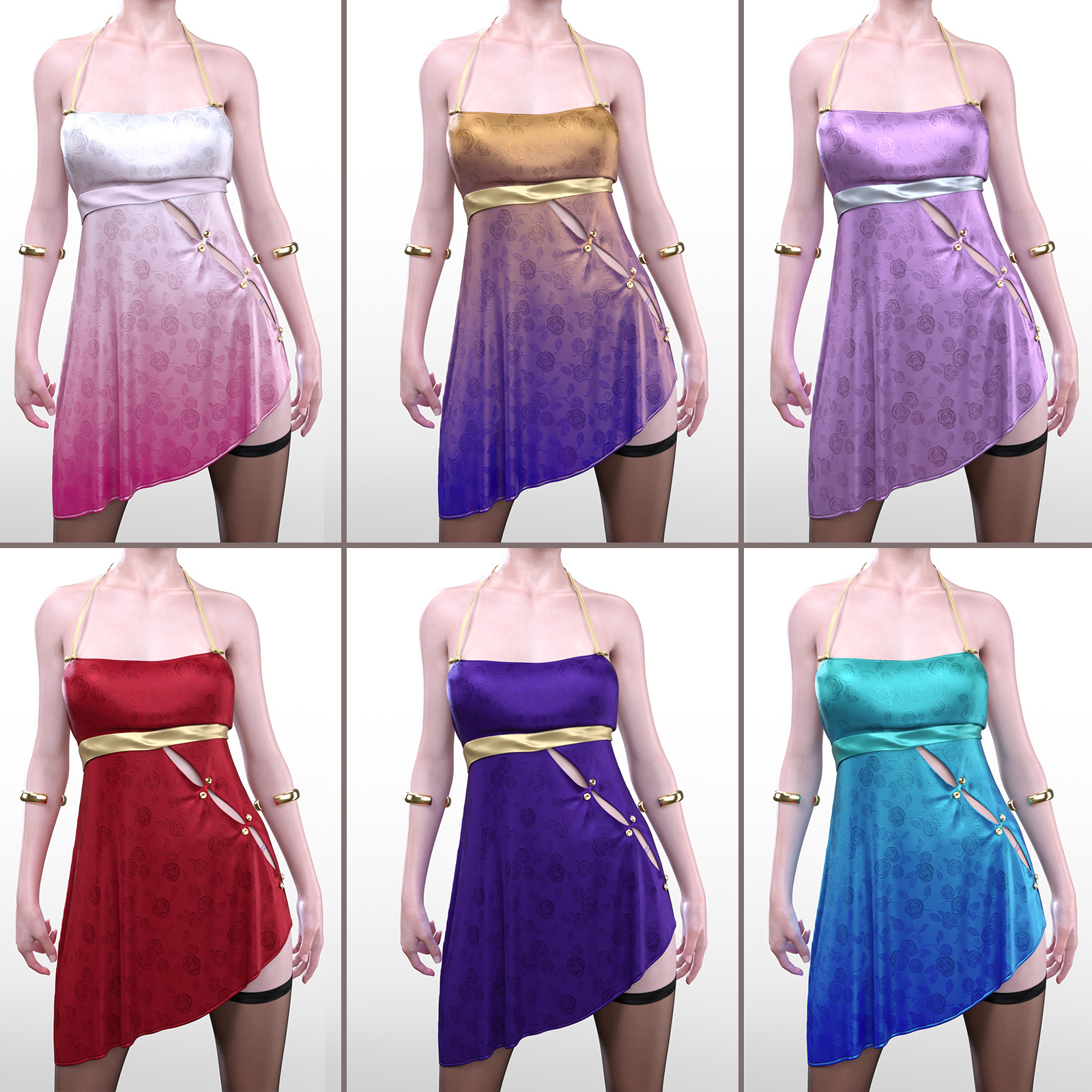 dForce Lymei Dress Set | Daz 3D