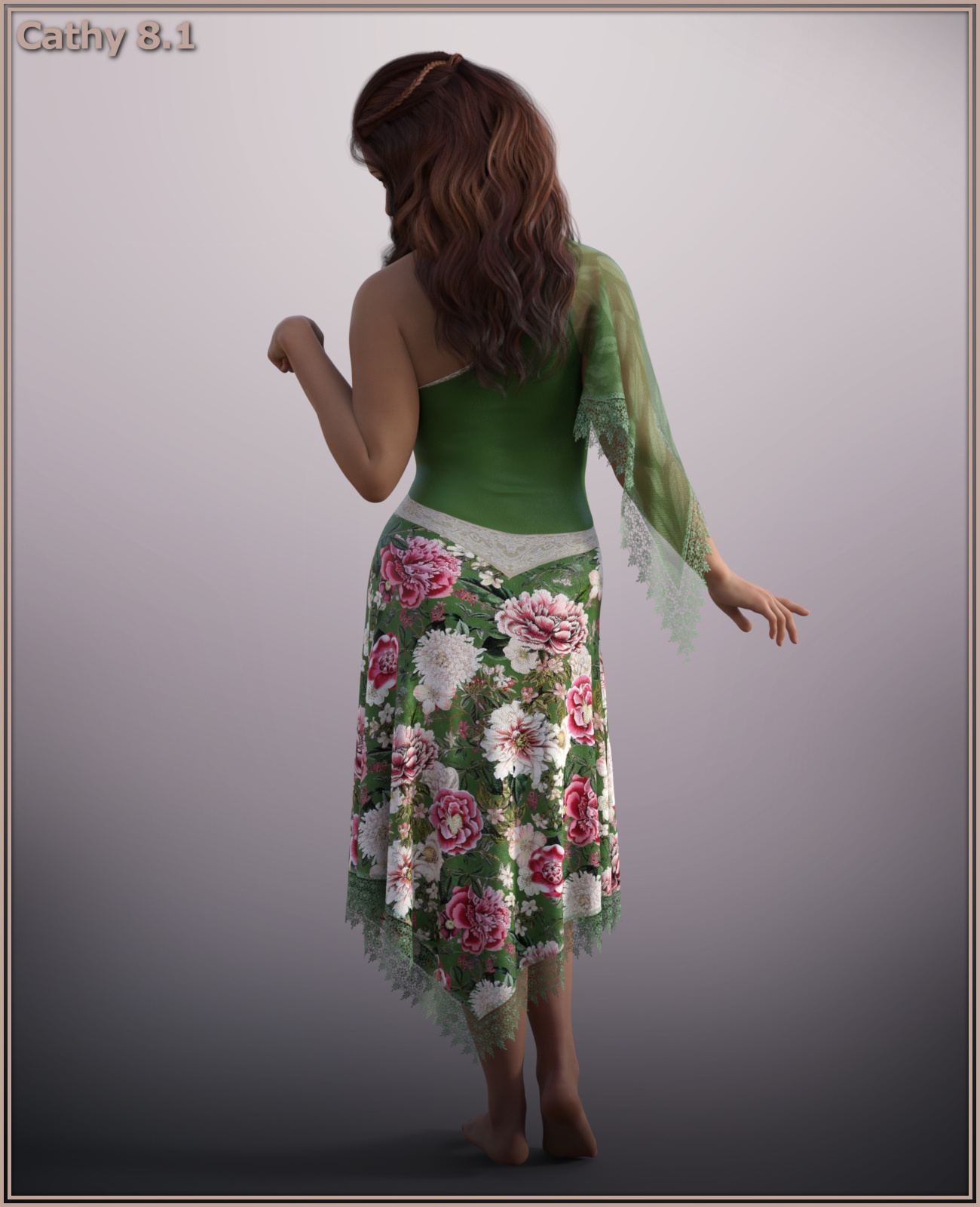 dForce Boho Flow Dress for G8F & G8.1F | Daz 3D