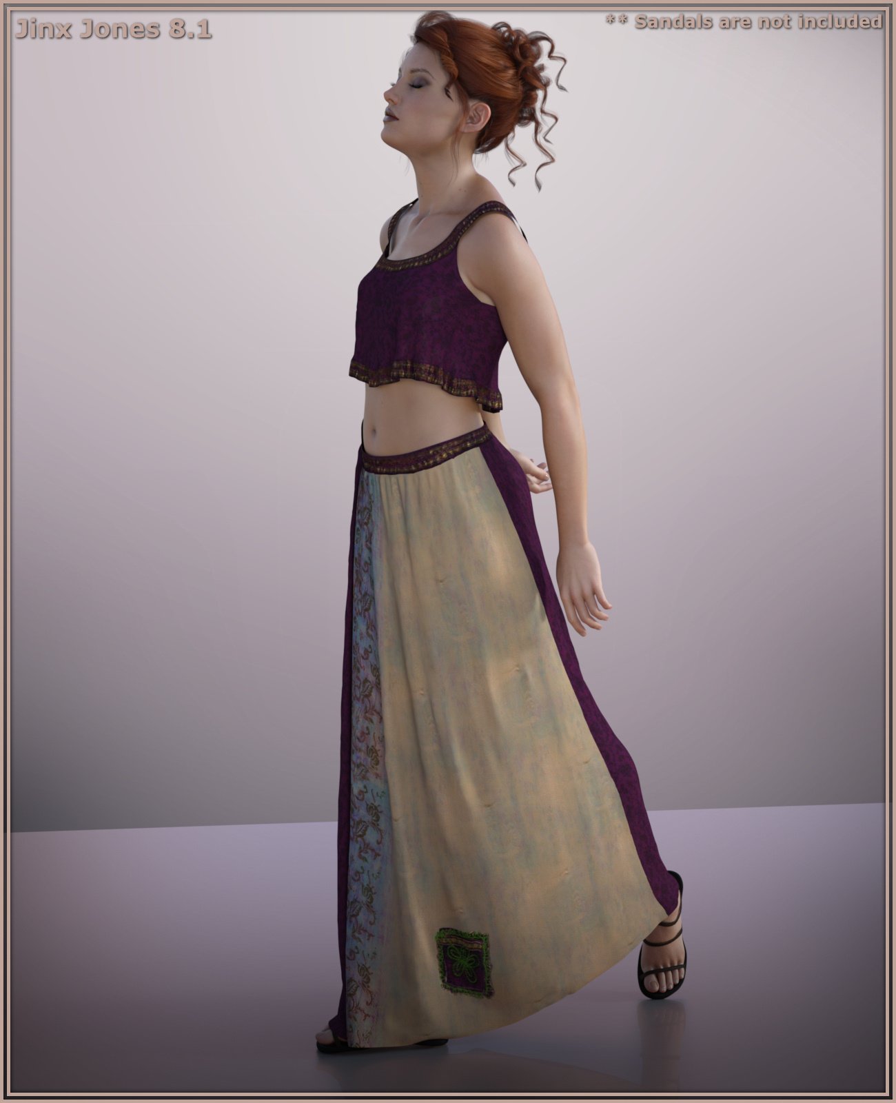 dForce Boho Wrap for G8F and G8.1F | Daz 3D