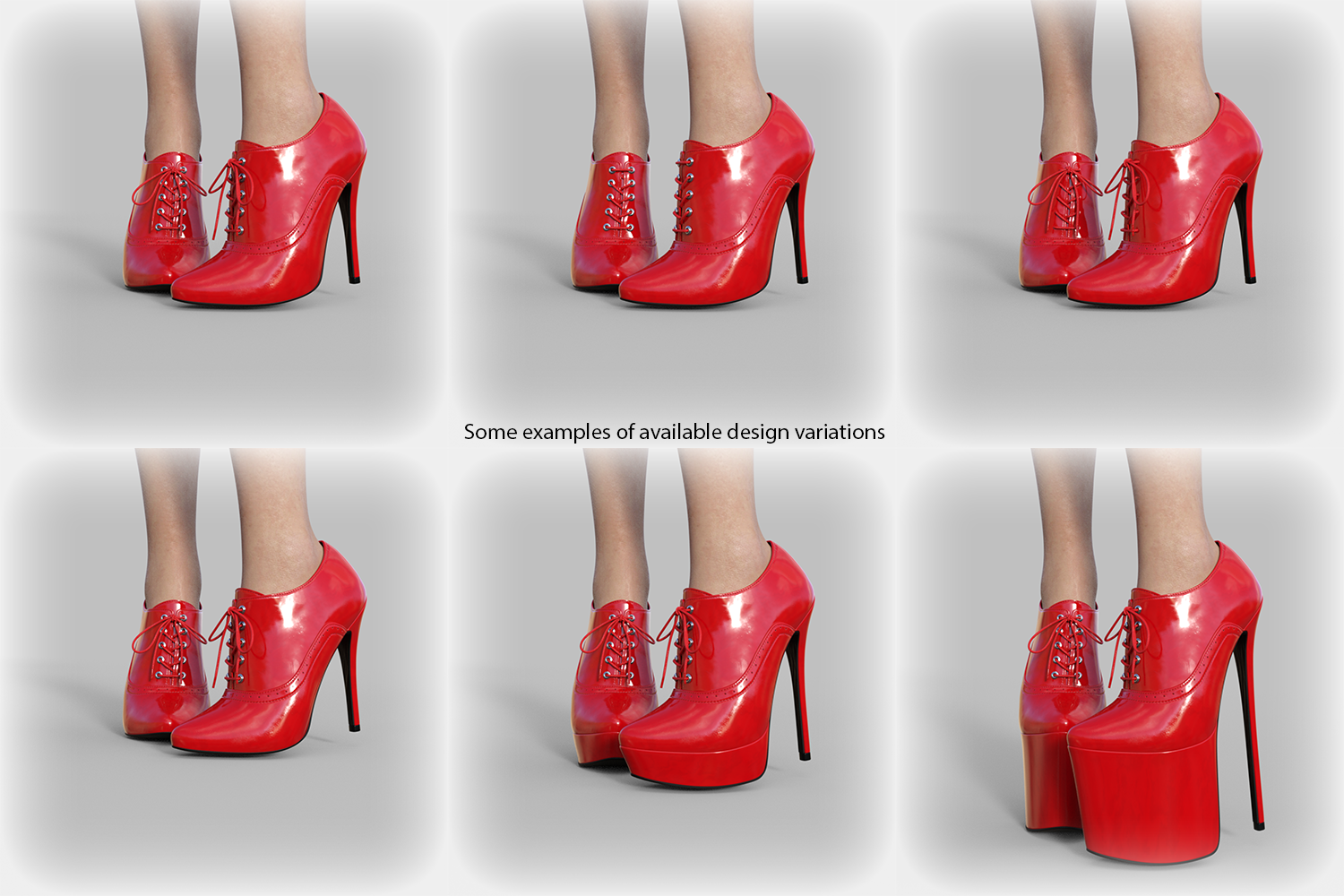 Oxford High Heels for G8F | Daz 3D