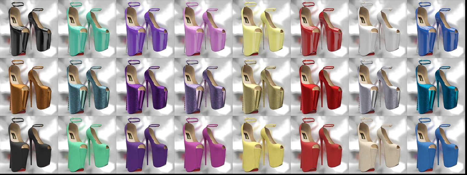 Vicky Louise Heels | Daz 3D