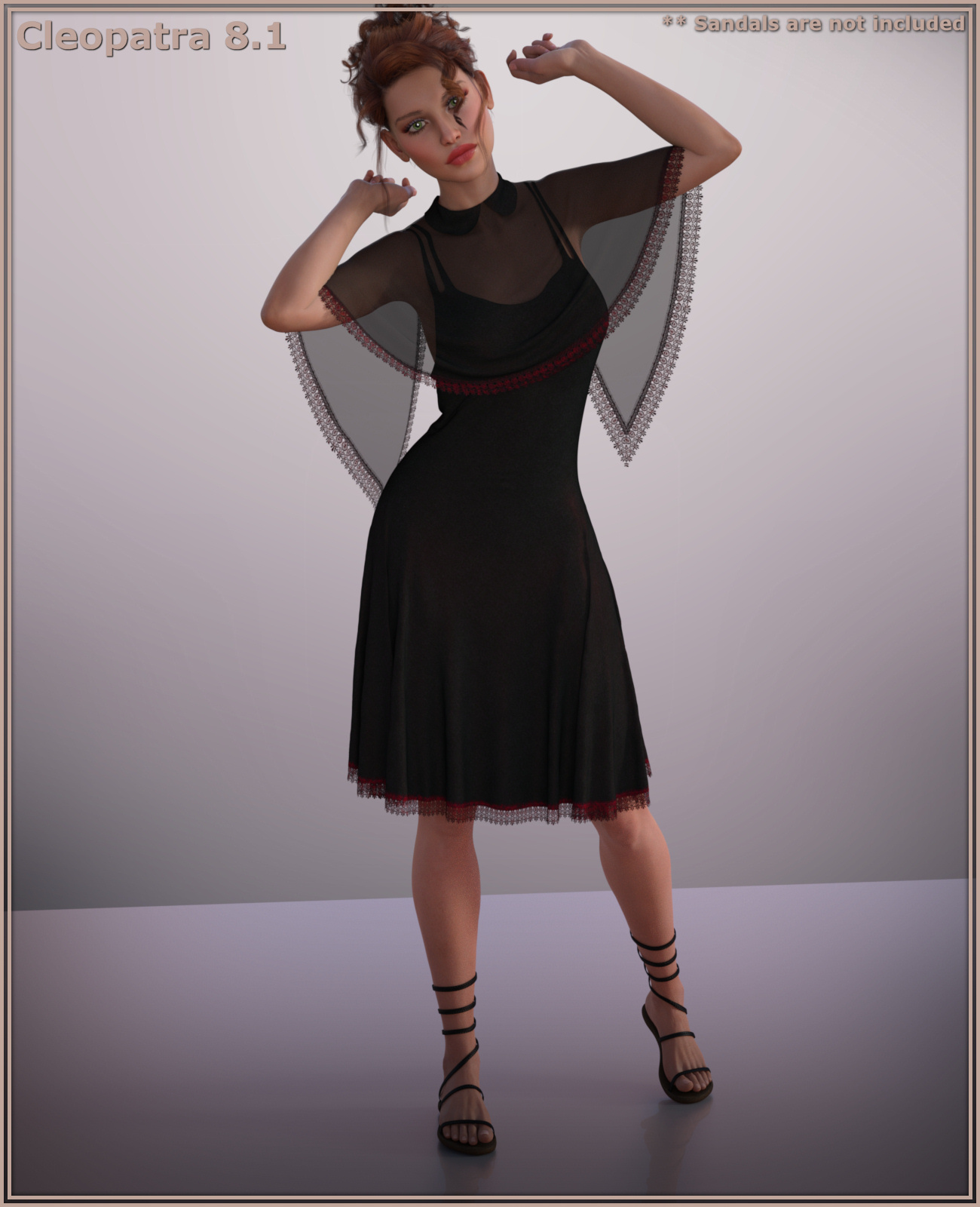 dForce Caped Mini for G8F & G8.1F | Daz 3D