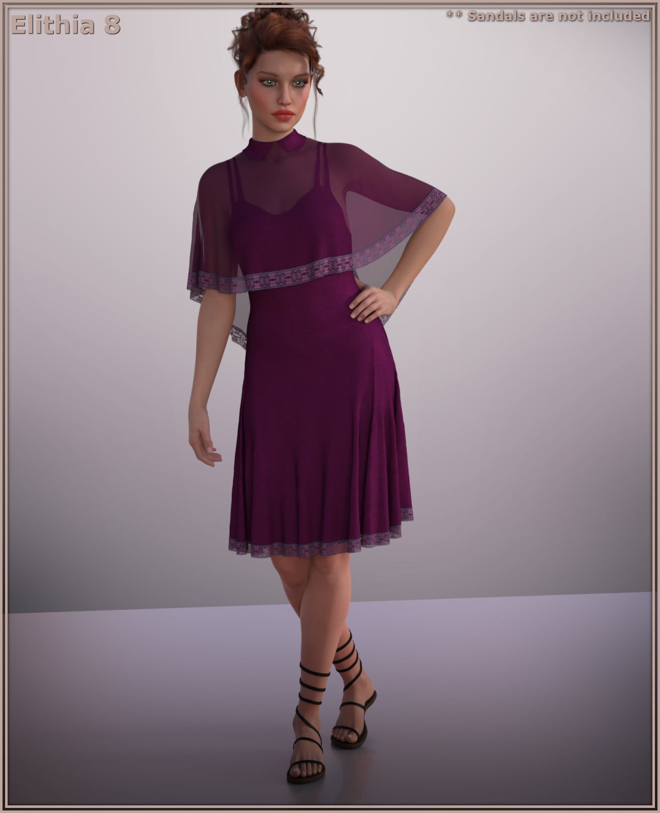 dForce Caped Mini for G8F & G8.1F | Daz 3D