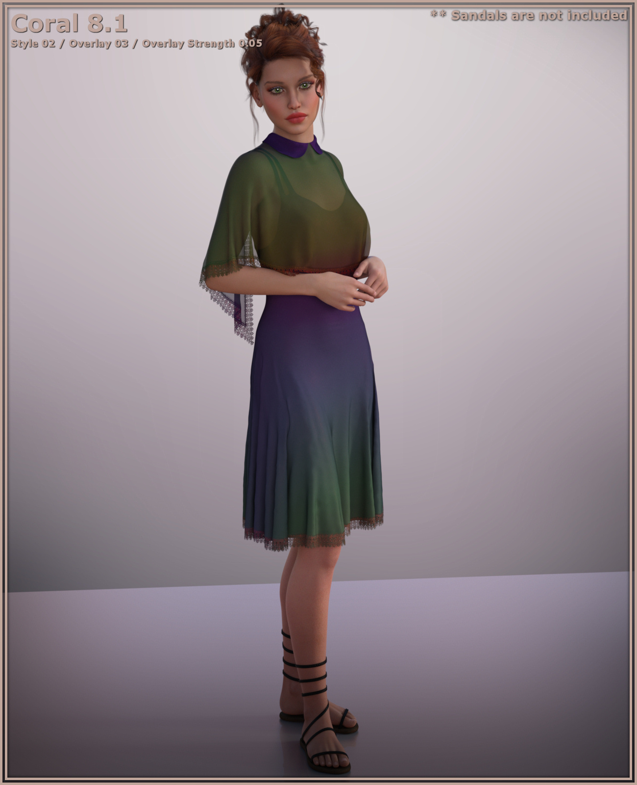dForce Caped Mini for G8F & G8.1F | Daz 3D