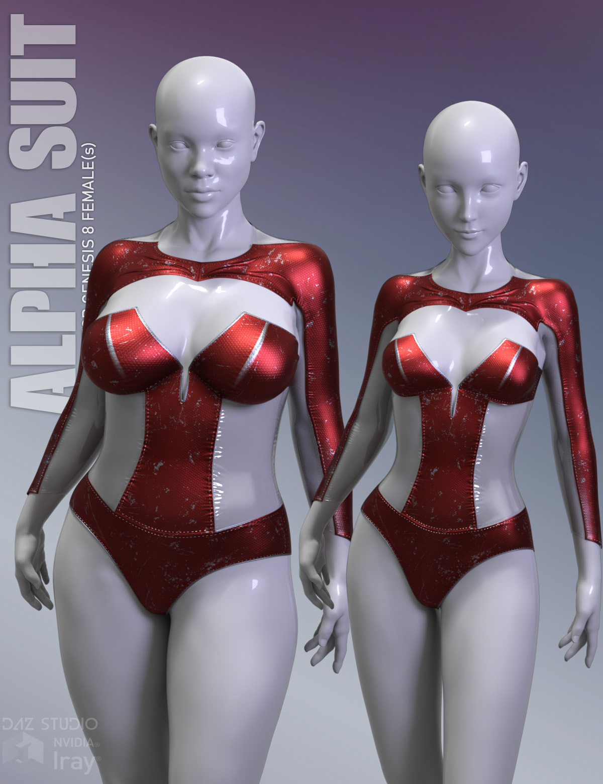 Alpha Suit for Genesis 8 Females | Daz 3D