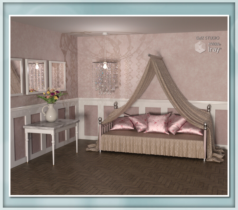 Daybed Prop Set - DAZ Studio | Daz 3D