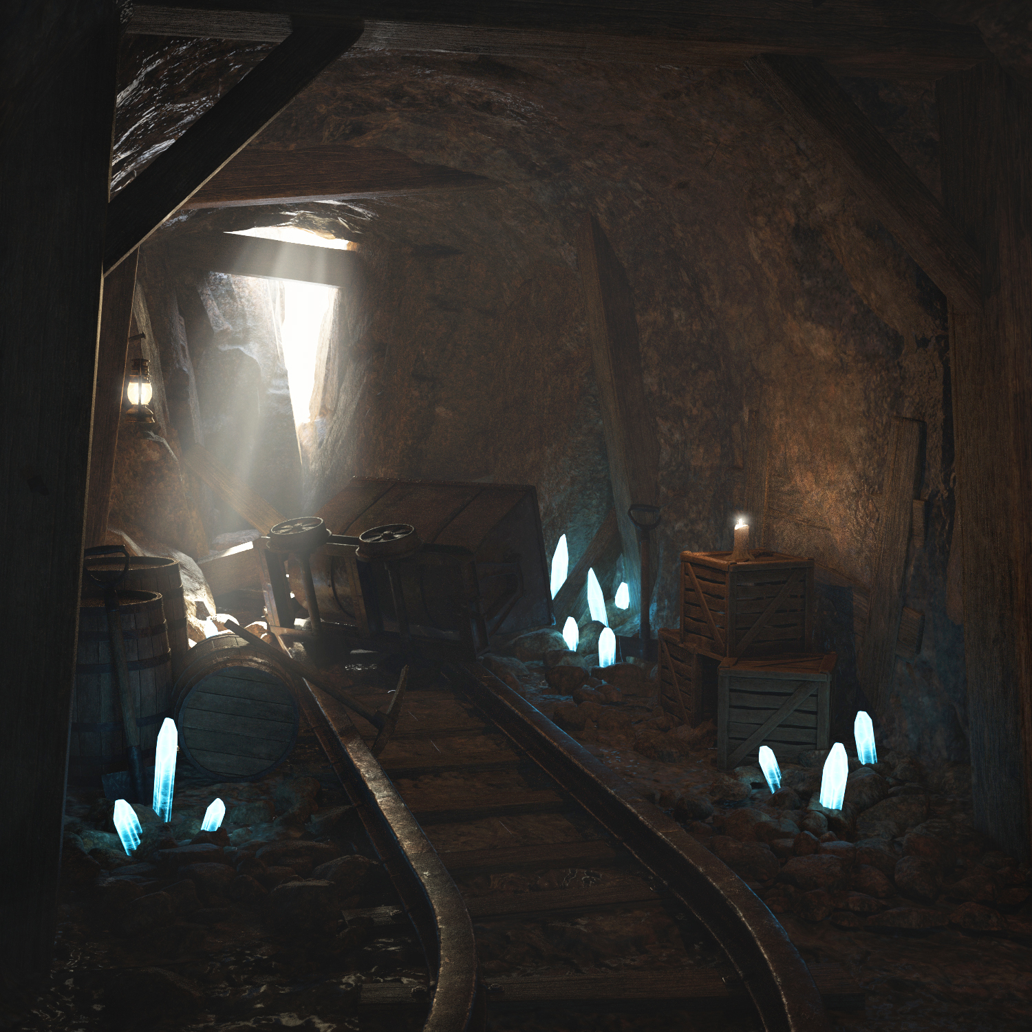 Crystal Mine | Daz 3D