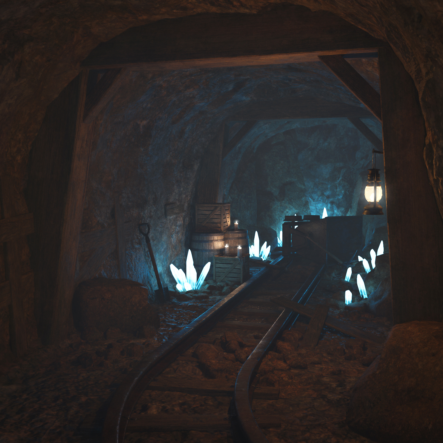 Crystal Mine | Daz 3D