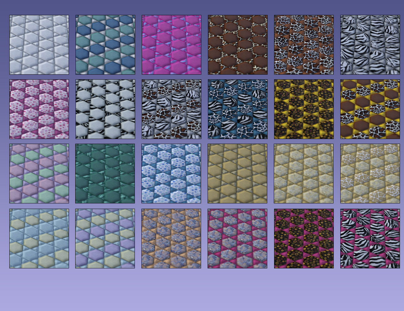 Patchwork Quilt Iray Shaders Vol 5 | Daz 3D