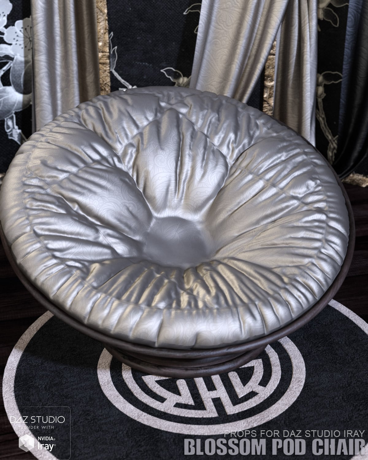 Blossom Pod Chair | Daz 3D