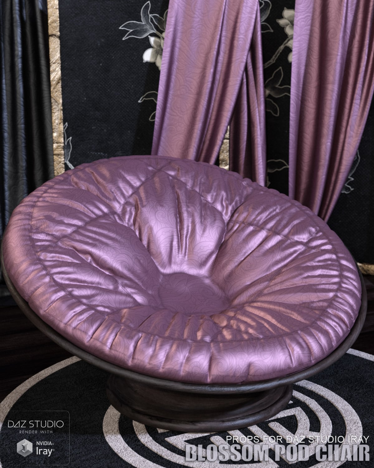Blossom Pod Chair | Daz 3D