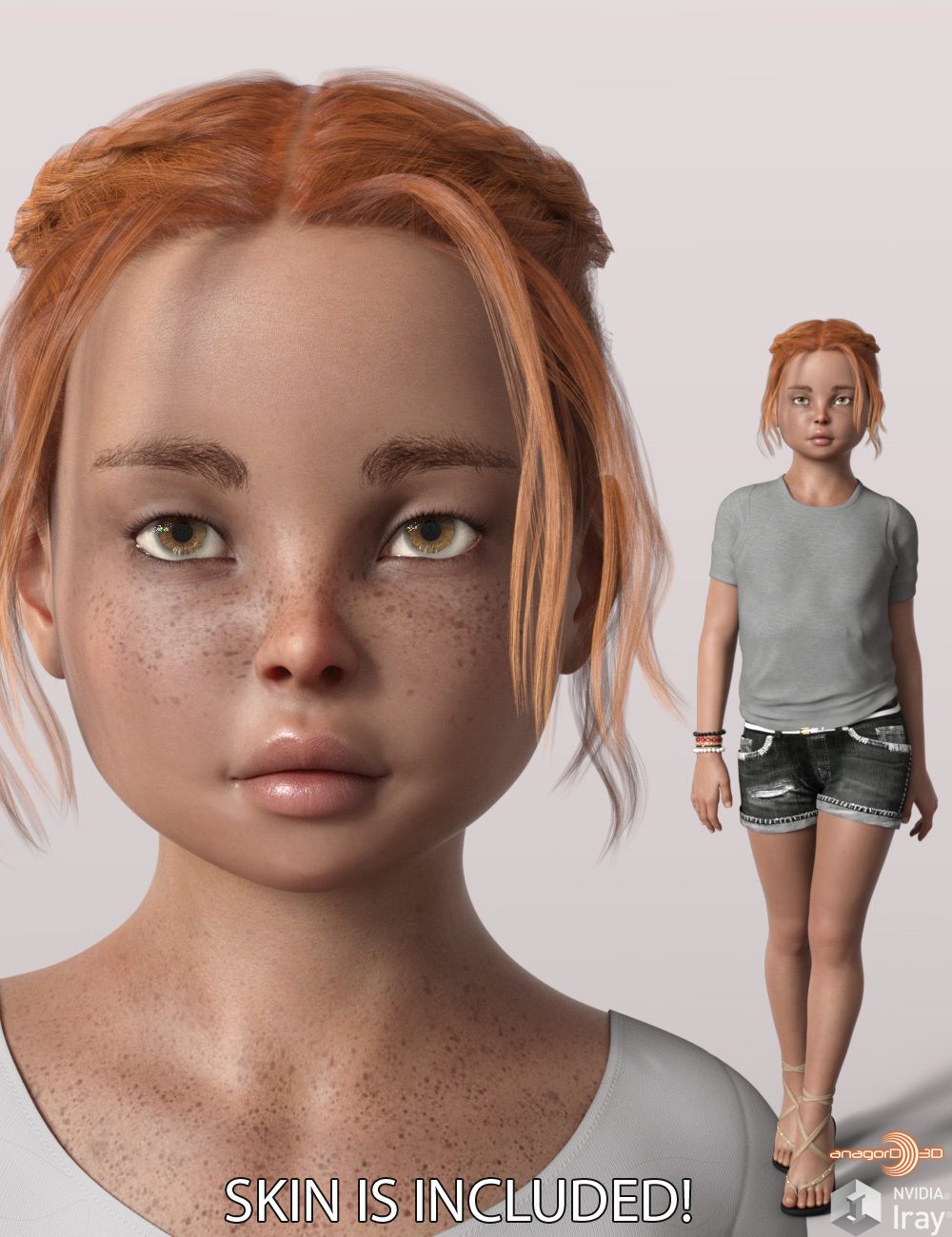 Anagord Kids G8F Vol 4 | Daz 3D