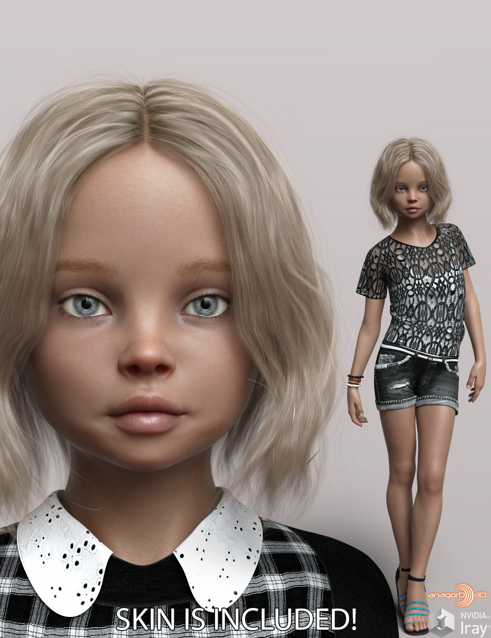 Anagord Kids G8F Vol 6 | Daz 3D