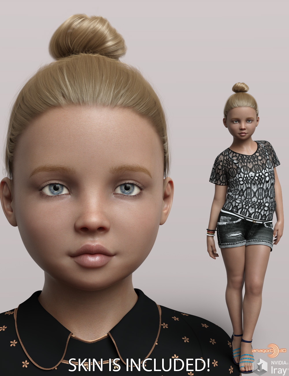 Anagord Kids G8F Vol 6 | Daz 3D