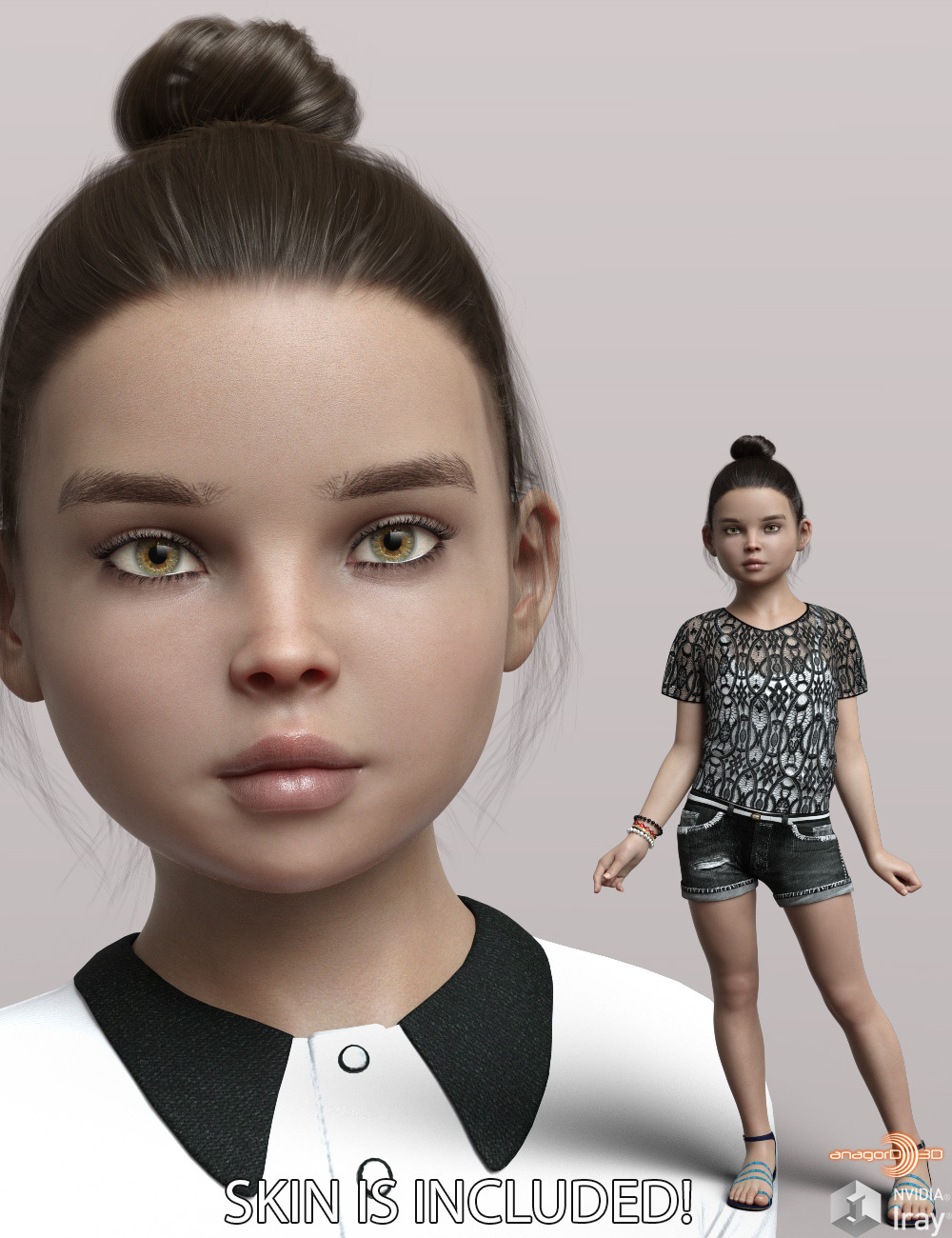 Anagord Kids G8F Vol 7 | Daz 3D