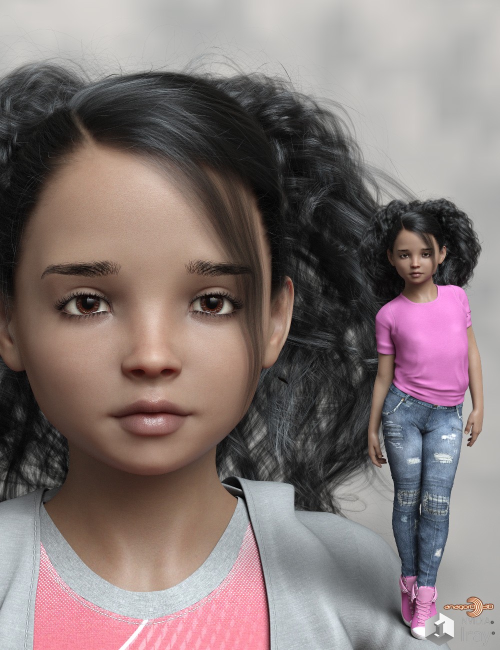 Anagord Kids G8F Vol 9 | Daz 3D