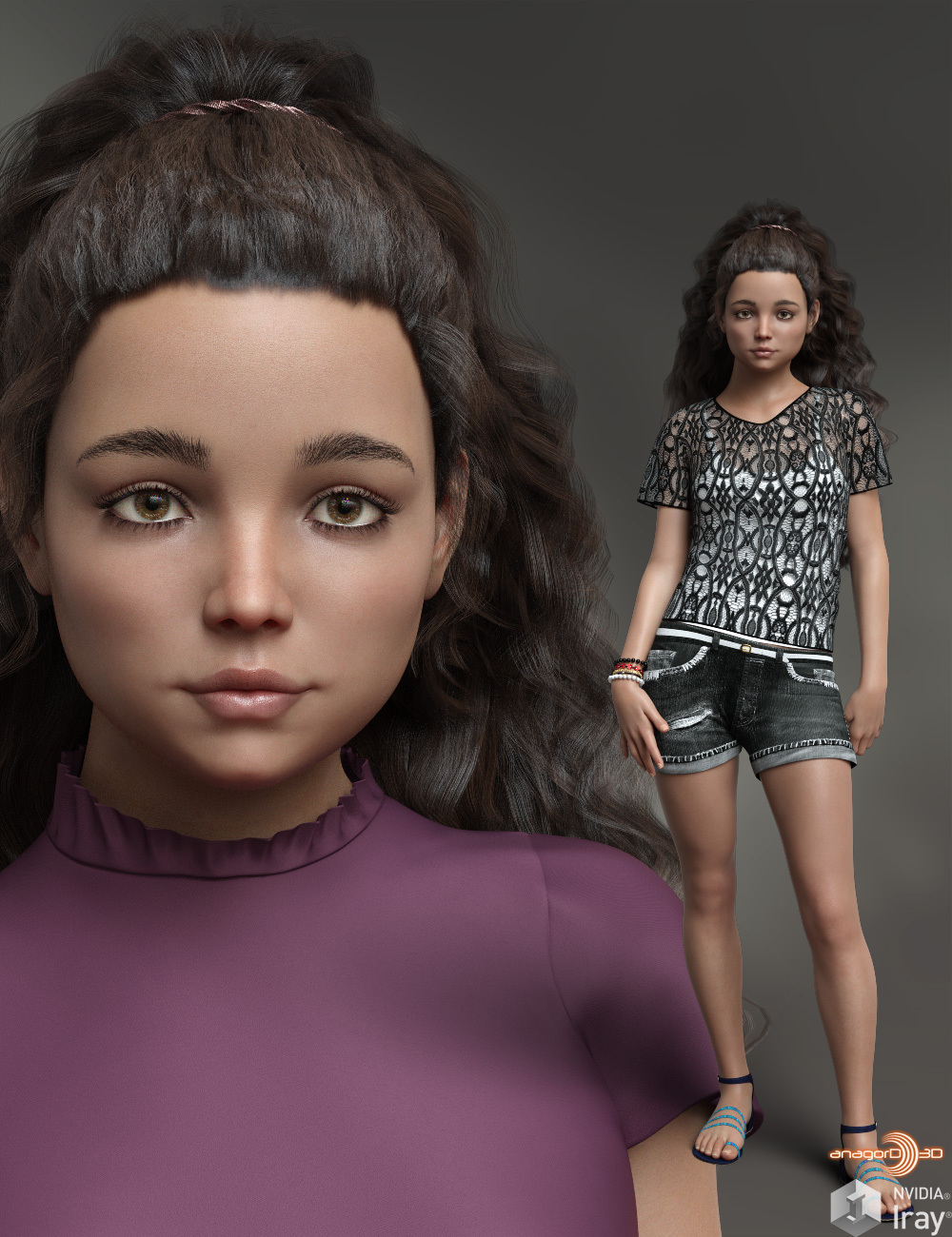 Anagord Teens G8F Vol 7 | Daz 3D
