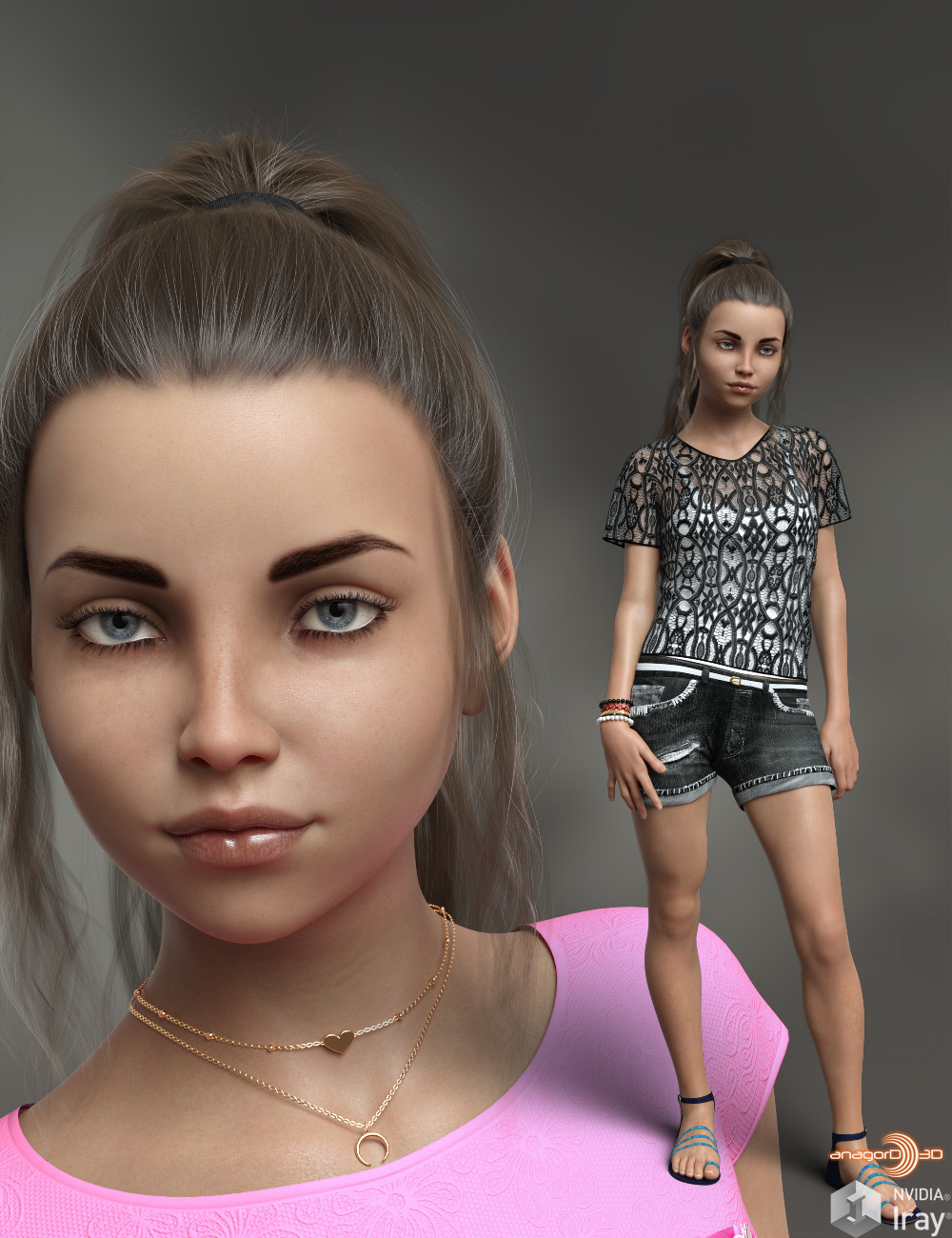 Anagord Teens G8F Vol 8 | Daz 3D