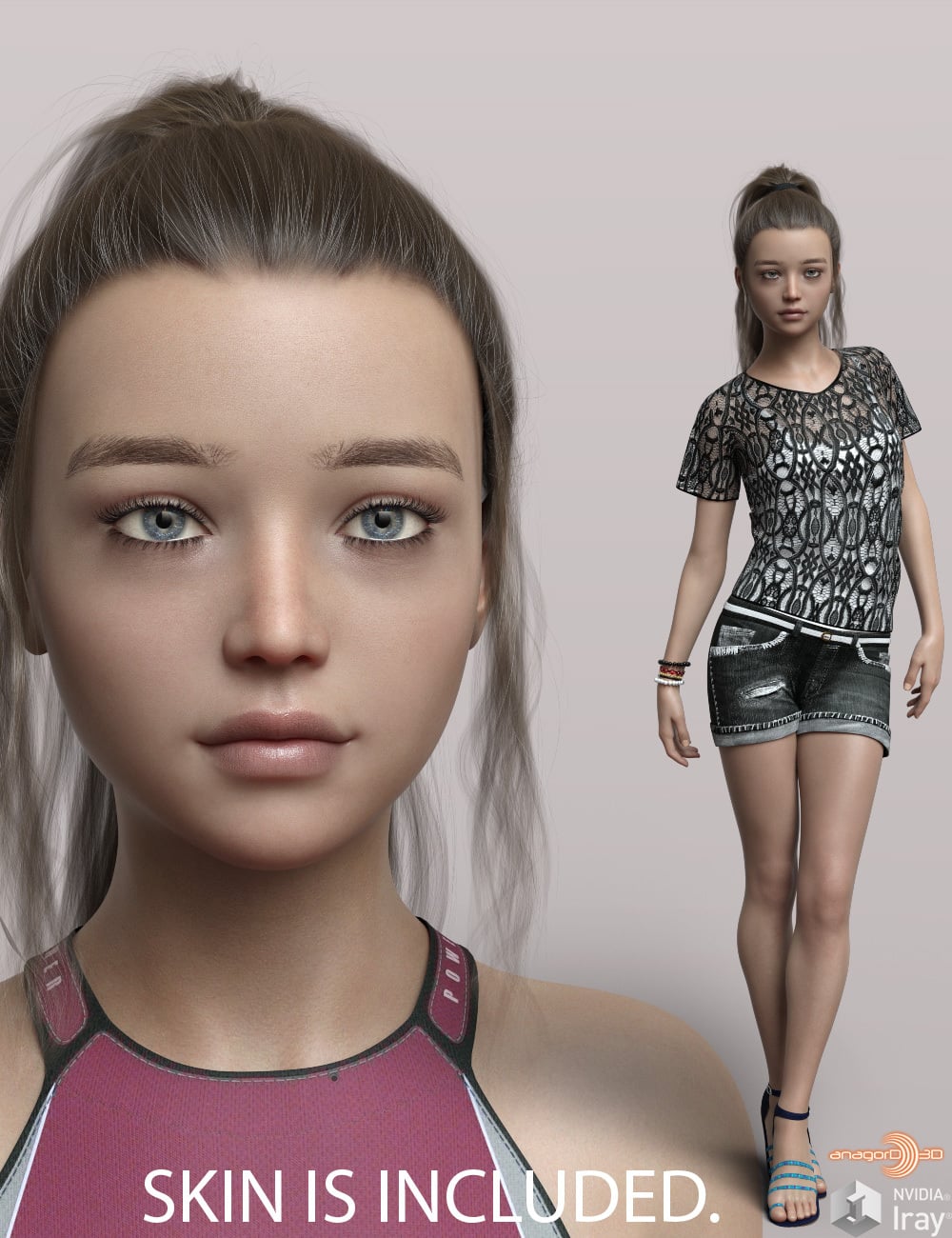 Anagord Teens G8F Vol 10 | Daz 3D