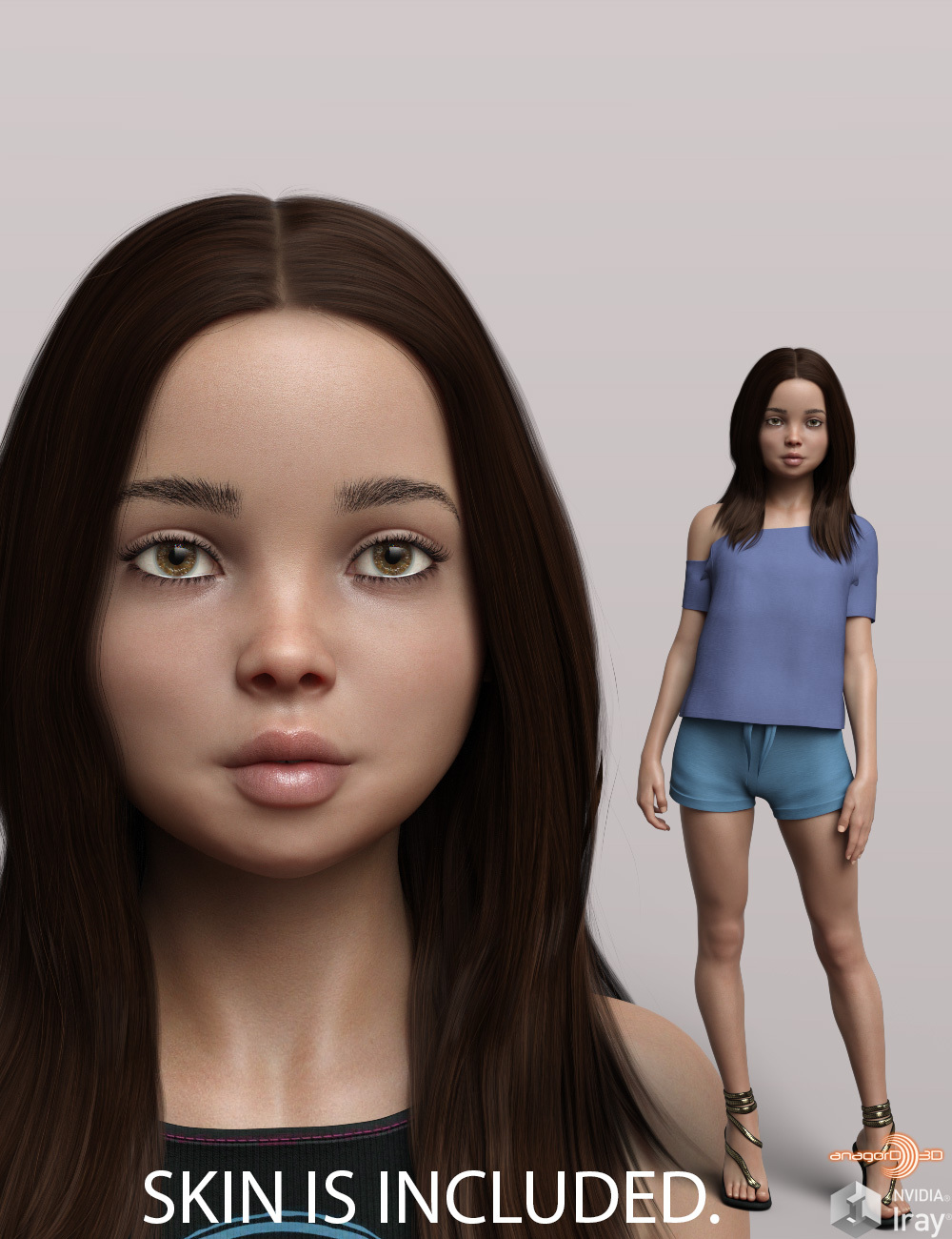 Anagord Teens G8F Vol 12 | Daz 3D