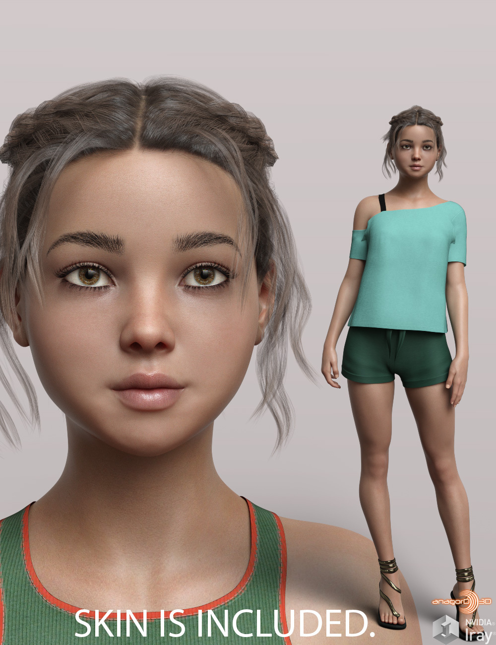 Anagord Teens G8F Vol 12 | Daz 3D