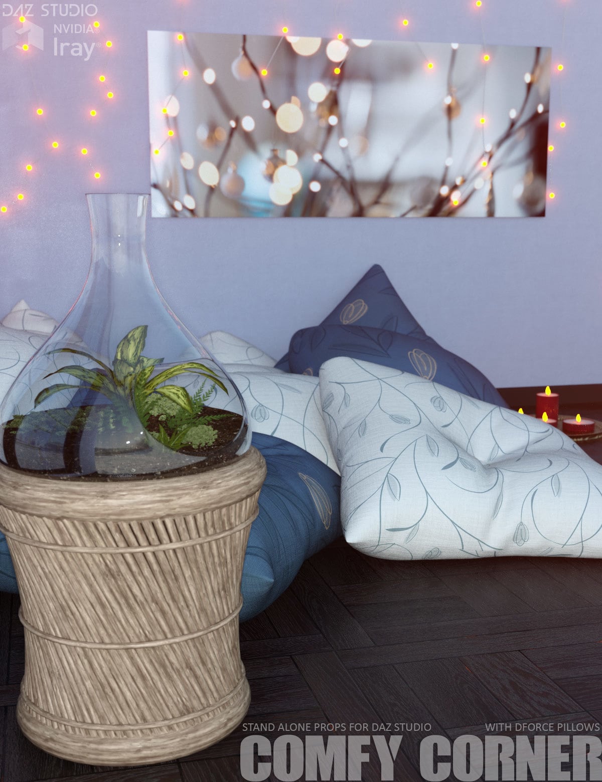 Comfy Corner Daz Studio | Daz 3D