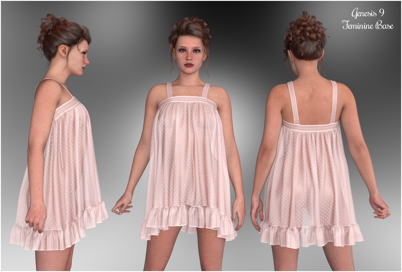 dForce - Alba Dress for G8Fs & G9 | Daz 3D