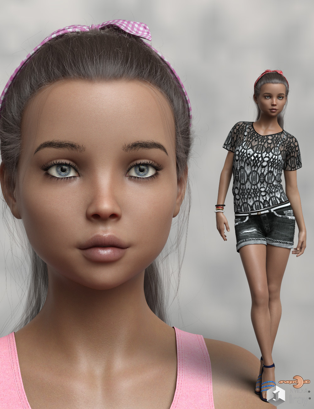 Anagord Teens G8F Vol 13 | Daz 3D