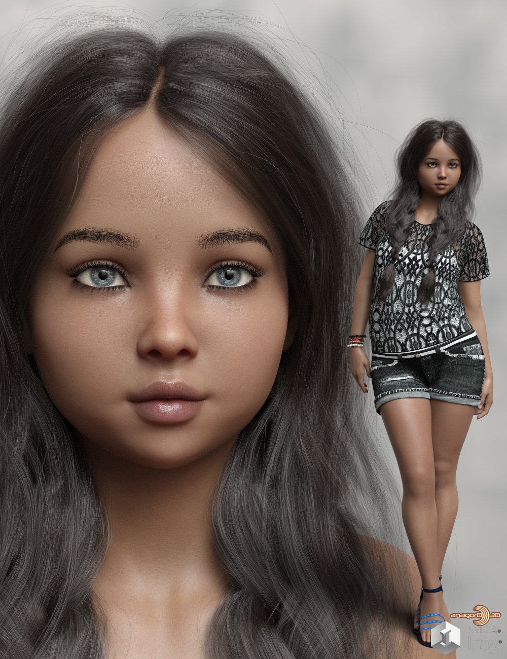 Anagord Teens G8F Vol 13 | Daz 3D