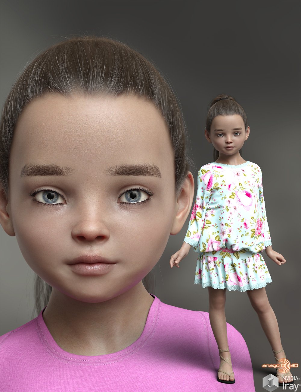 Anagord Toddlers G8F Vol 3 | Daz 3D