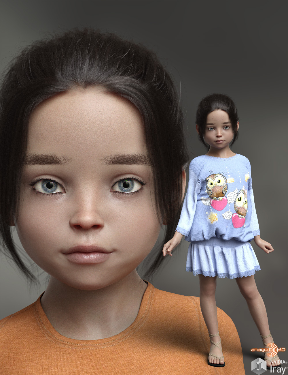 Anagord Toddlers G8F Vol 3 | Daz 3D