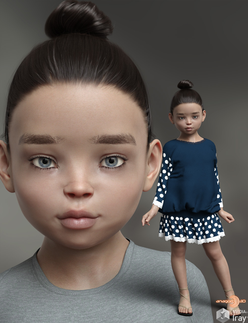 Anagord Toddlers G8F Vol 3 | Daz 3D
