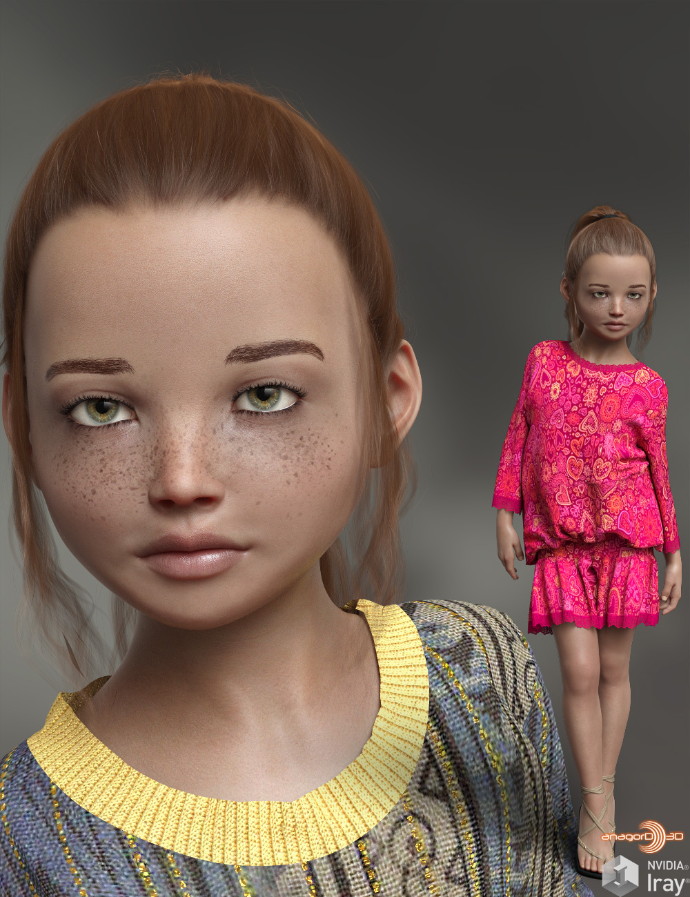 Anagord Toddlers G8F Vol 4 | Daz 3D