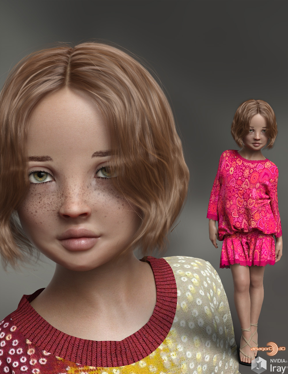 Anagord Toddlers G8F Vol 4 | Daz 3D
