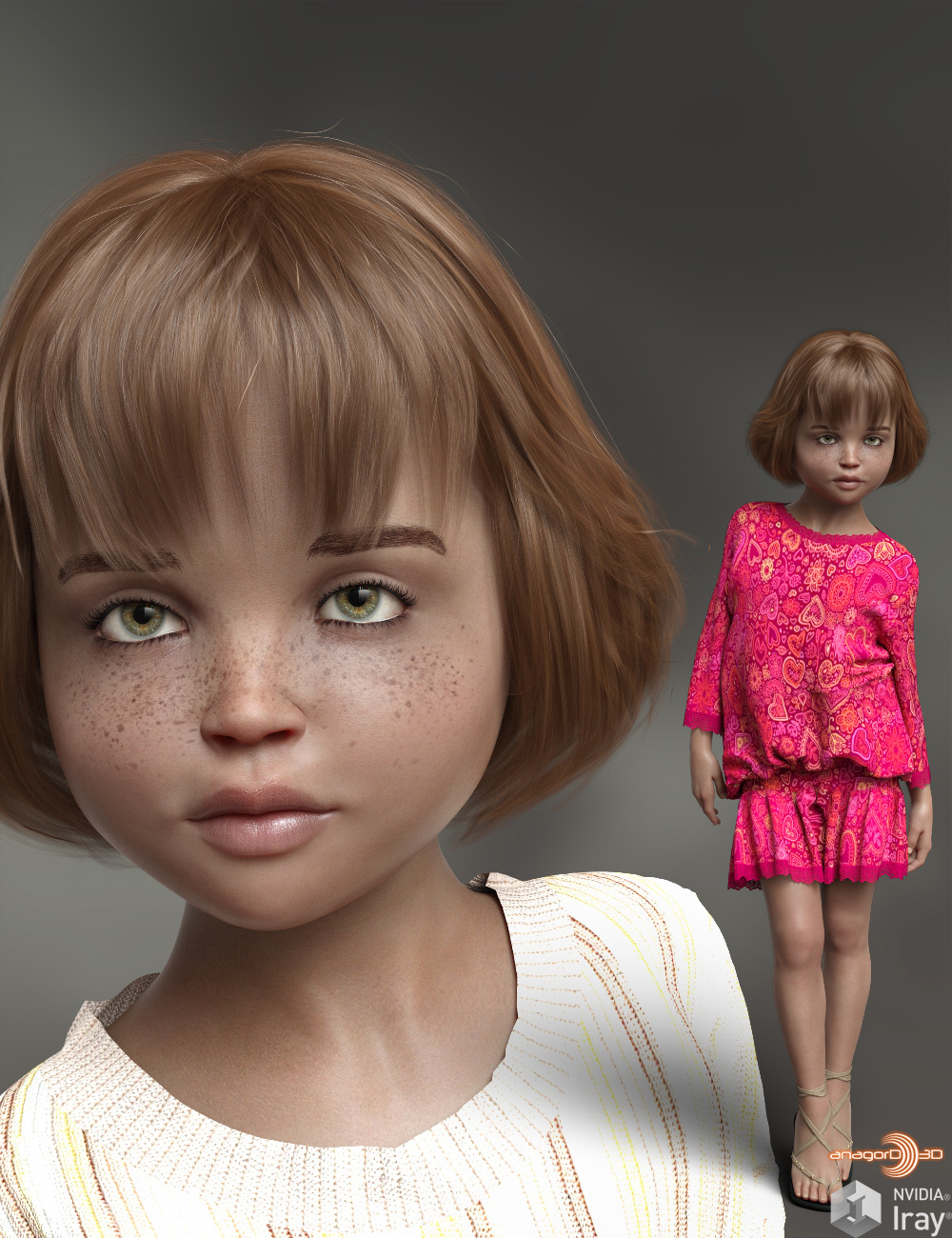 Anagord Toddlers G8F Vol 4 | Daz 3D