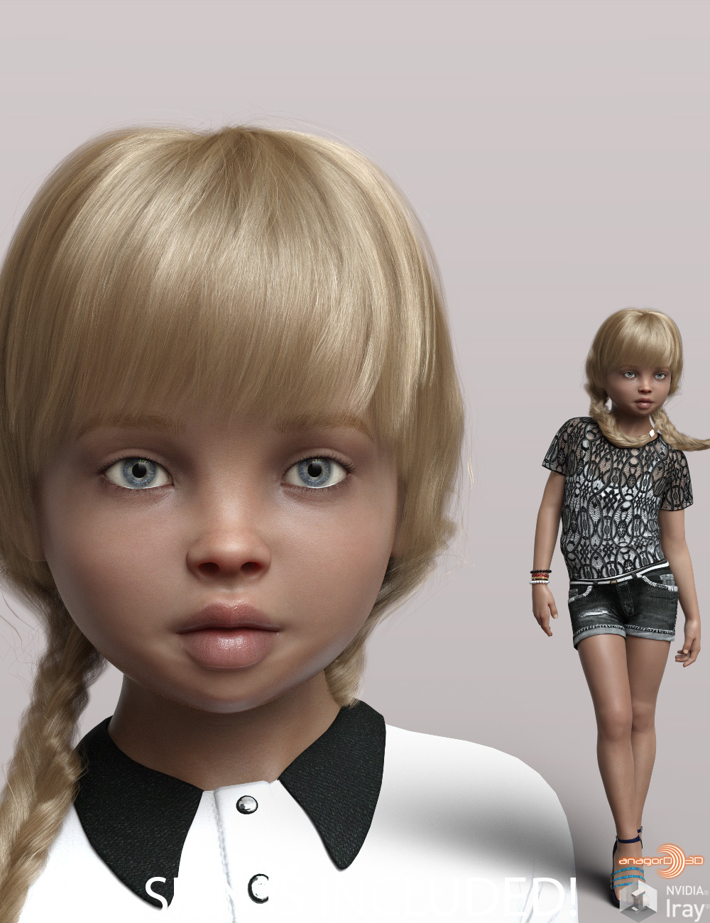 Anagord Toddlers G8F Vol 6 | Daz 3D