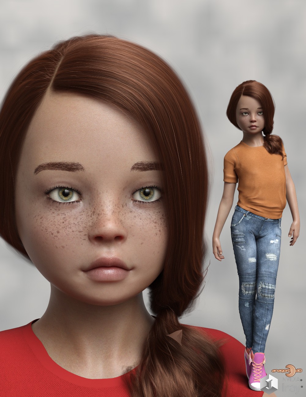 Anagord Toddlers G8F Vol 8 | Daz 3D