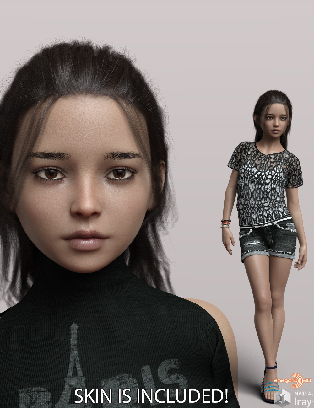 Anagord Tweens G8F Vol 9 | Daz 3D