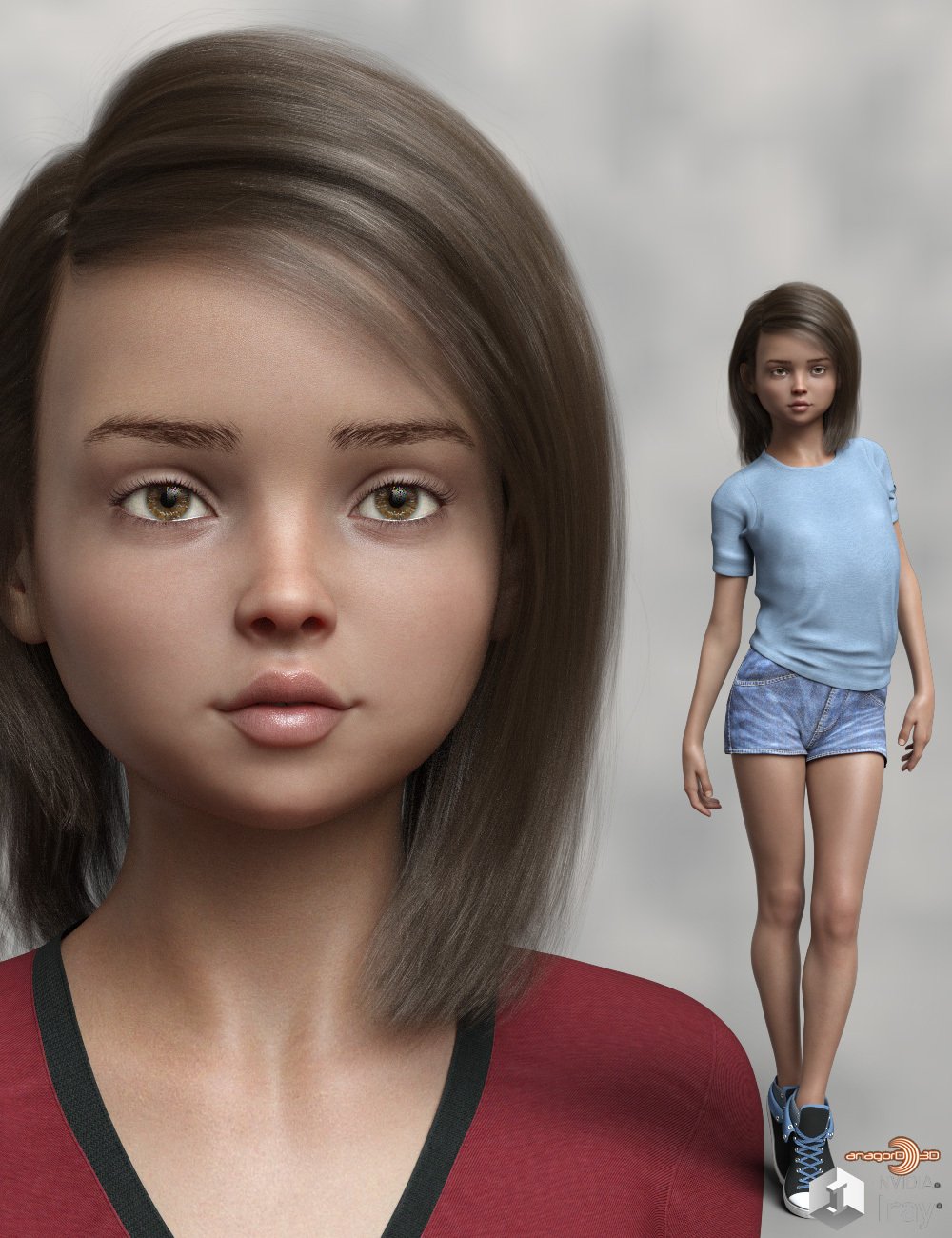 Anagord Tweens G8F Vol 11 | Daz 3D