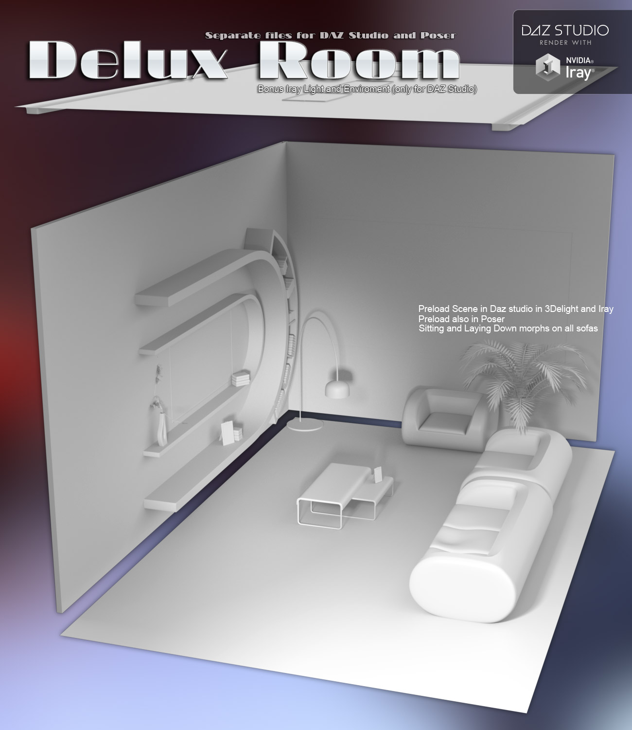Delux Room | Daz 3D