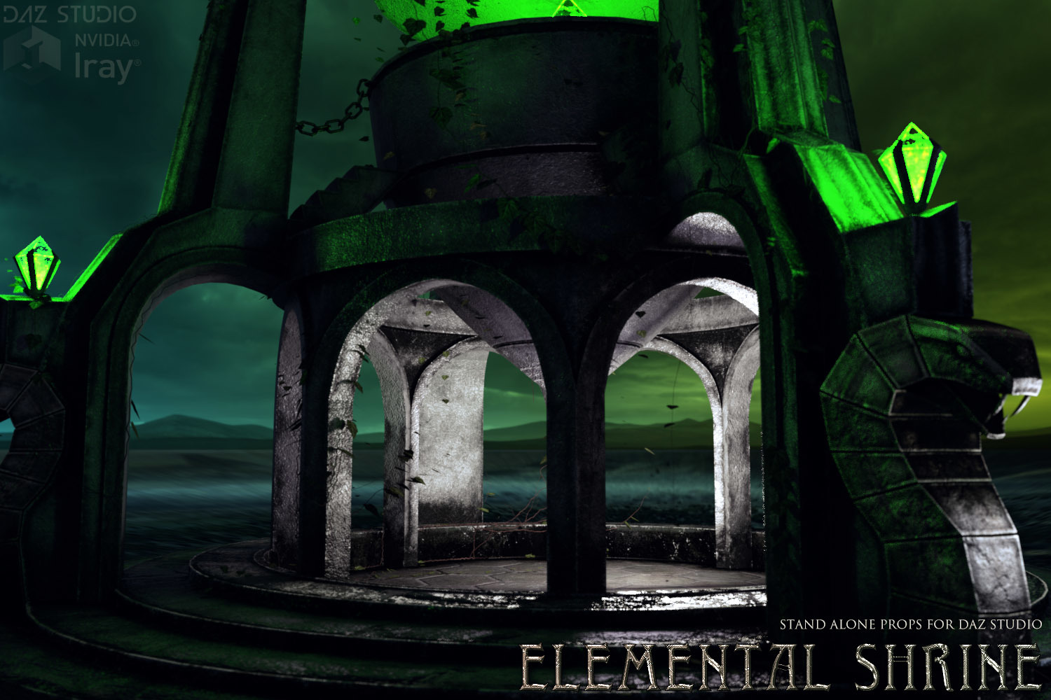 Elemental Shrine Daz Studio | Daz 3D