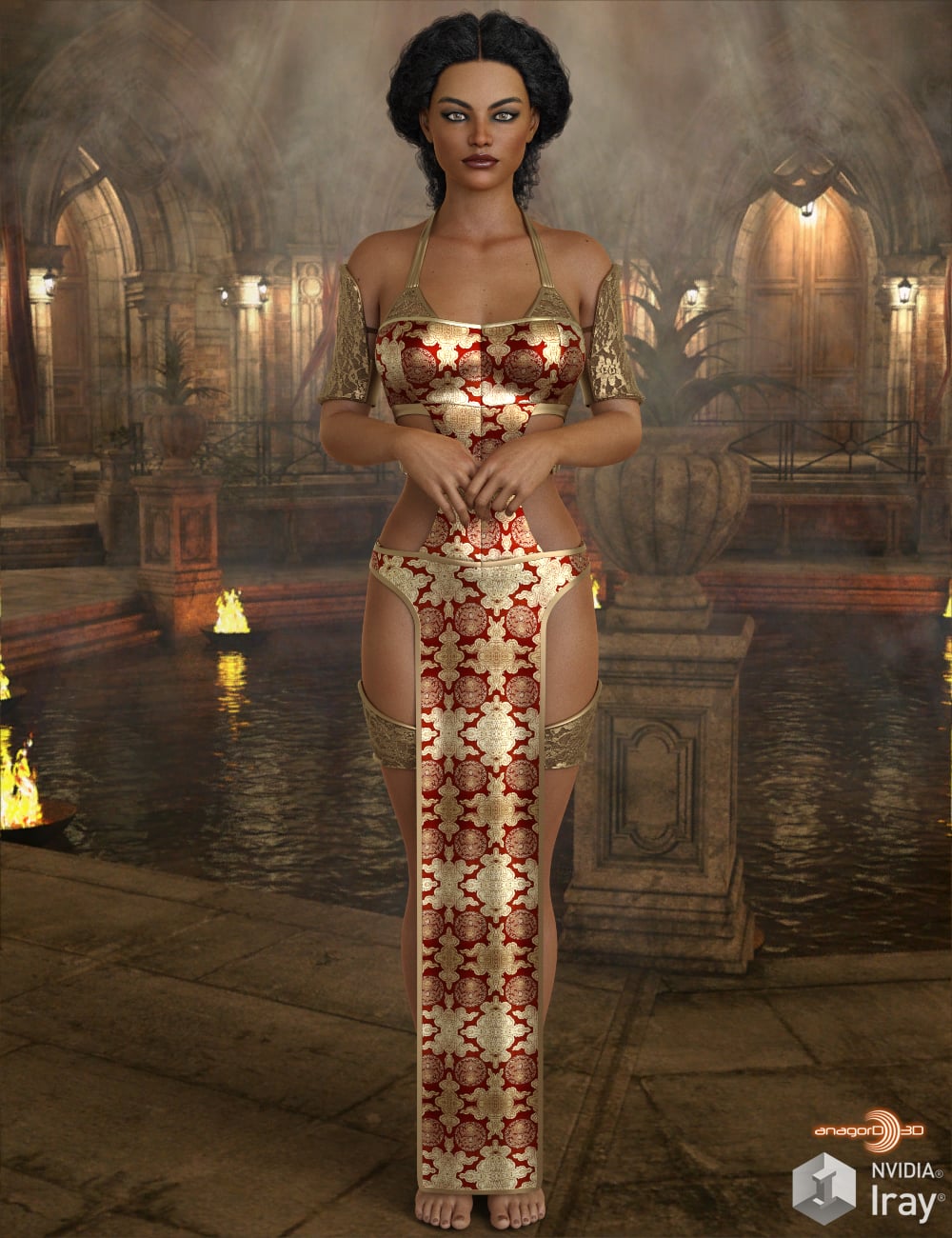 HEROINE - Elysa Outfit for Genesis 8 Females | Daz 3D