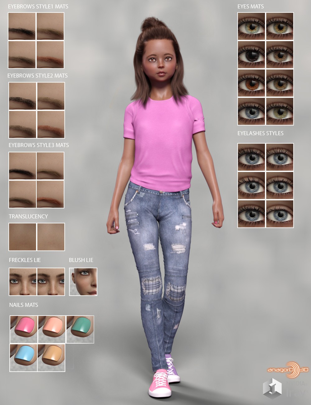 Teen Rossie G8F | Daz 3D